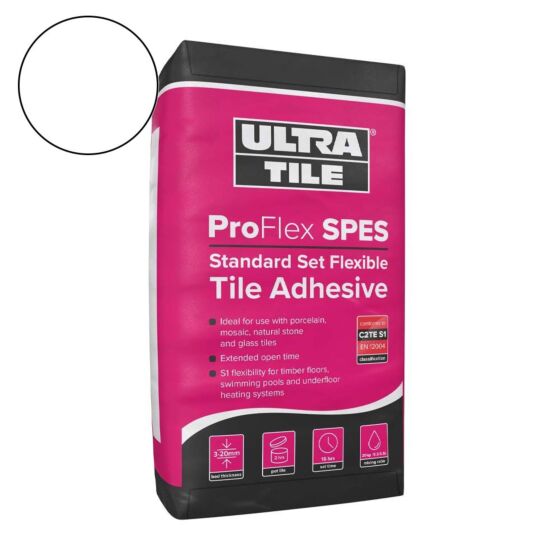 Instarmac Ultra ProFlex SPES White 20kg - Superceramic Tile Shop