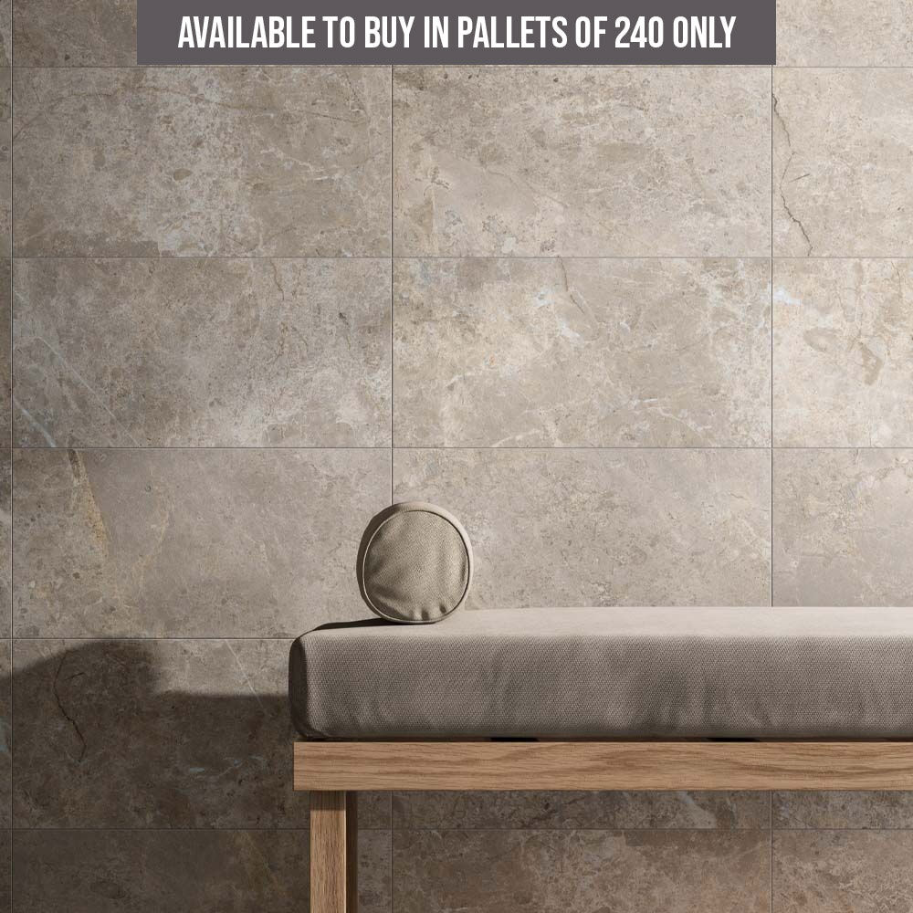 Bosco Mink Porcelain Wall & Floor Tile 300x600mm - Superceramic Tile Shop